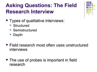 Field research | PPT