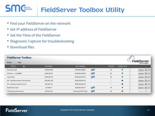 FieldServer for Integrators Overview | PDF