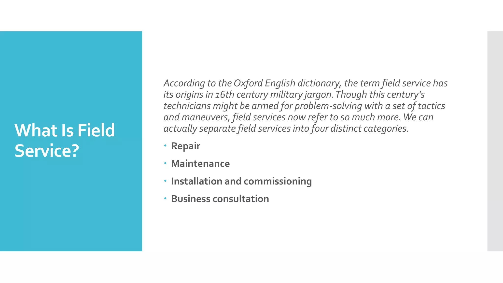 Field service lightning | PPT