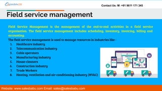 Field service management | PDF
