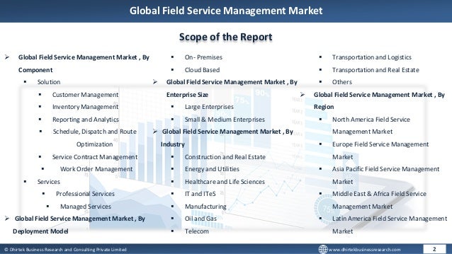 Field Service Management Market.pdf | Cloud Computing | Internet