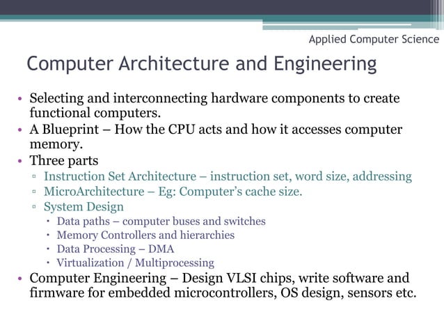 Fields in computer science | PDF