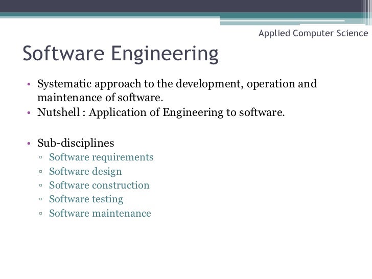 Fields in computer science