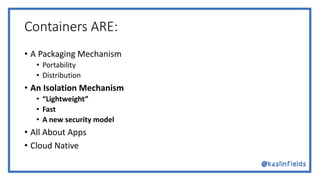 Illustrated Intro to Containers & Kubernetes | PPT