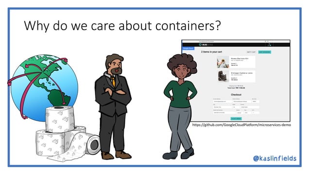 Illustrated Intro to Containers & Kubernetes | PPT
