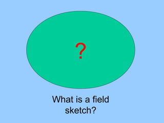 Field sketches and how to draw them | PPT