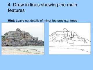 Field sketches and how to draw them | PPT | Drawing and Sketching ...