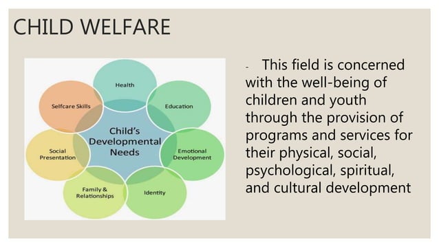 FIELDS OF SOCIAL WORK - CHILD WELFARE.pptx | Adoption and Fostering ...