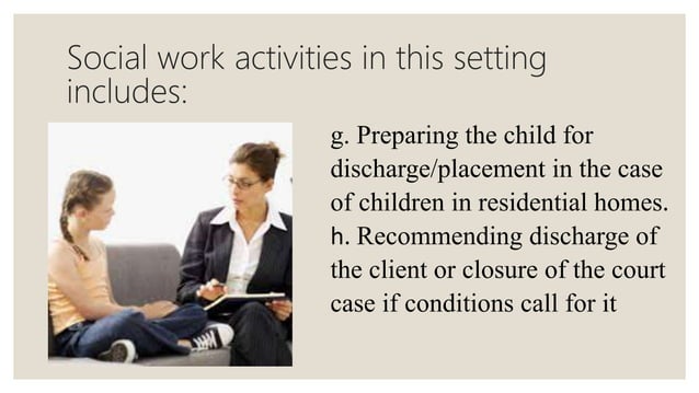 FIELDS OF SOCIAL WORK - CHILD WELFARE.pptx | Adoption and Fostering ...