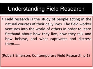 Field study | PPTX