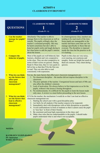 FS 1 Learners' Development and Environment | PDF