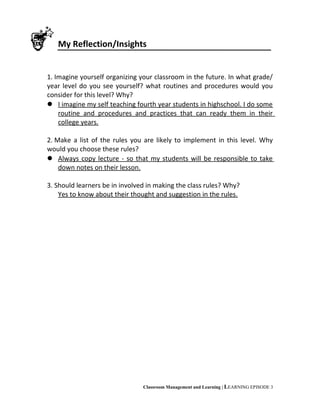 Field study 1 episode 3 | DOC