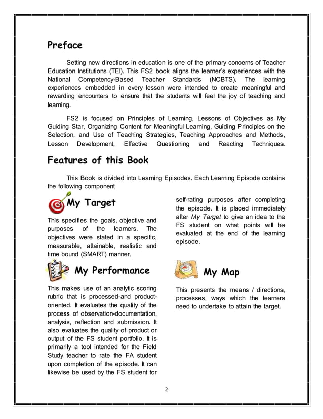 Field study 2 | DOCX | Professional School | Postgraduate Education