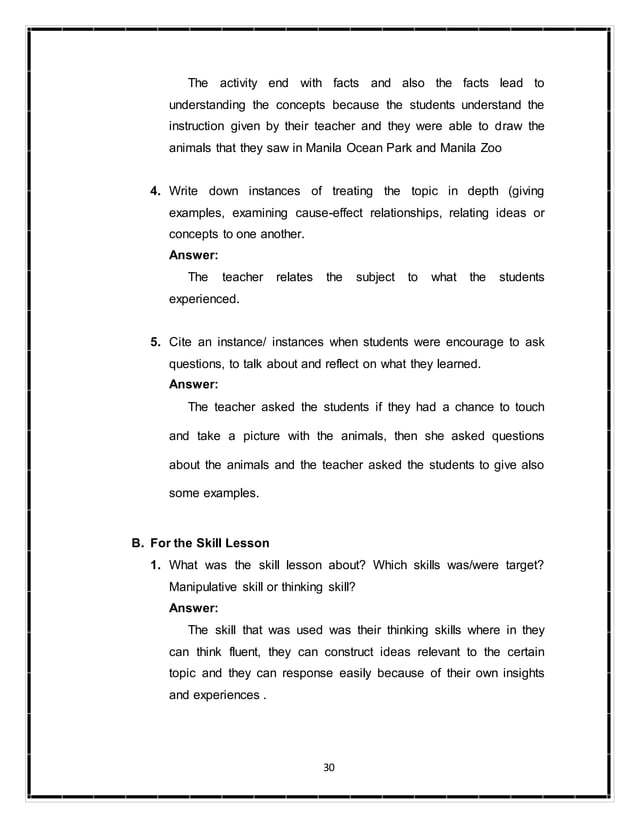 Field study 2 | DOCX | Professional School | Postgraduate Education