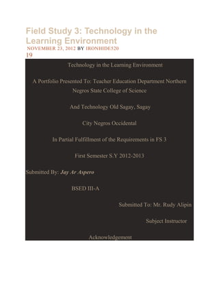 Field study 3 | DOCX