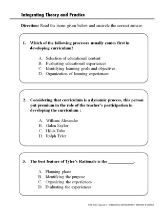 Field study 4 (Episode 6) | PDF