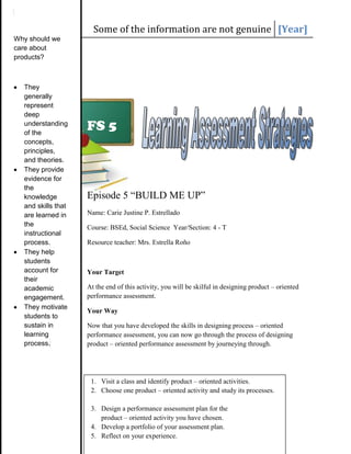 Field study 5 assessment | DOCX