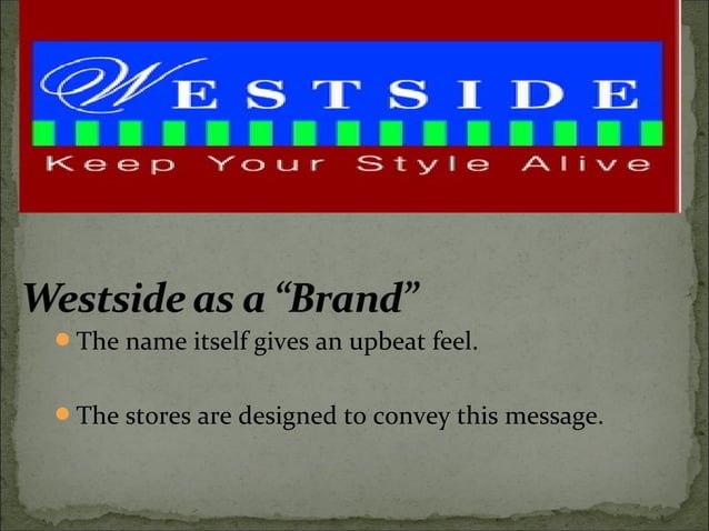 Field study on westside | PPT