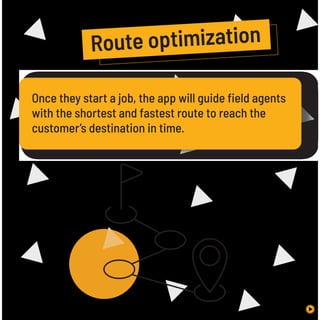 Dista Service field technician mobile app features | PDF