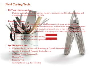 FIELD TESTING of 2G 3G Devices.ppt