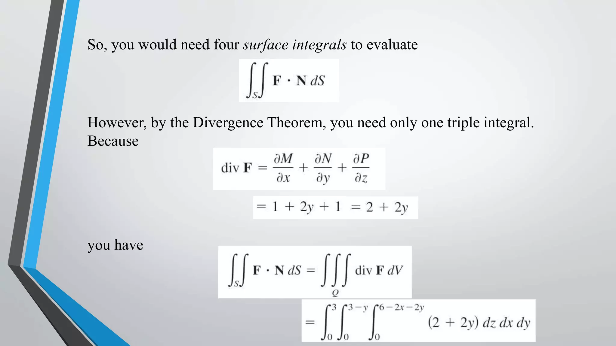 divergence of vector and divergence theorem | PPTX