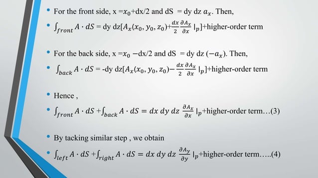 divergence of vector and divergence theorem | PPTX