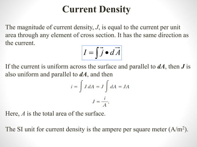 Current¤t Density Pptx