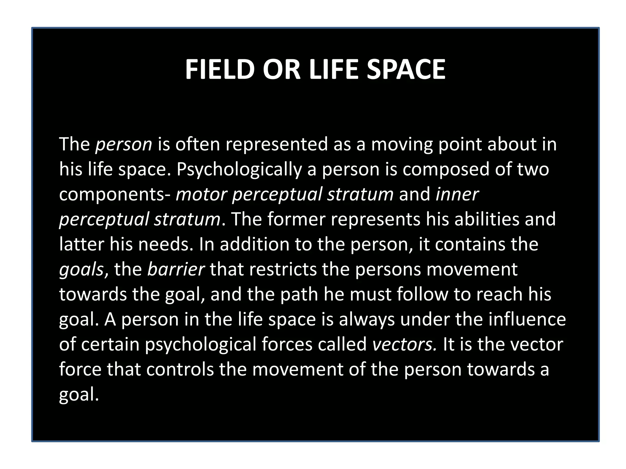 Kurt Lewin's Field Theory | PPTX
