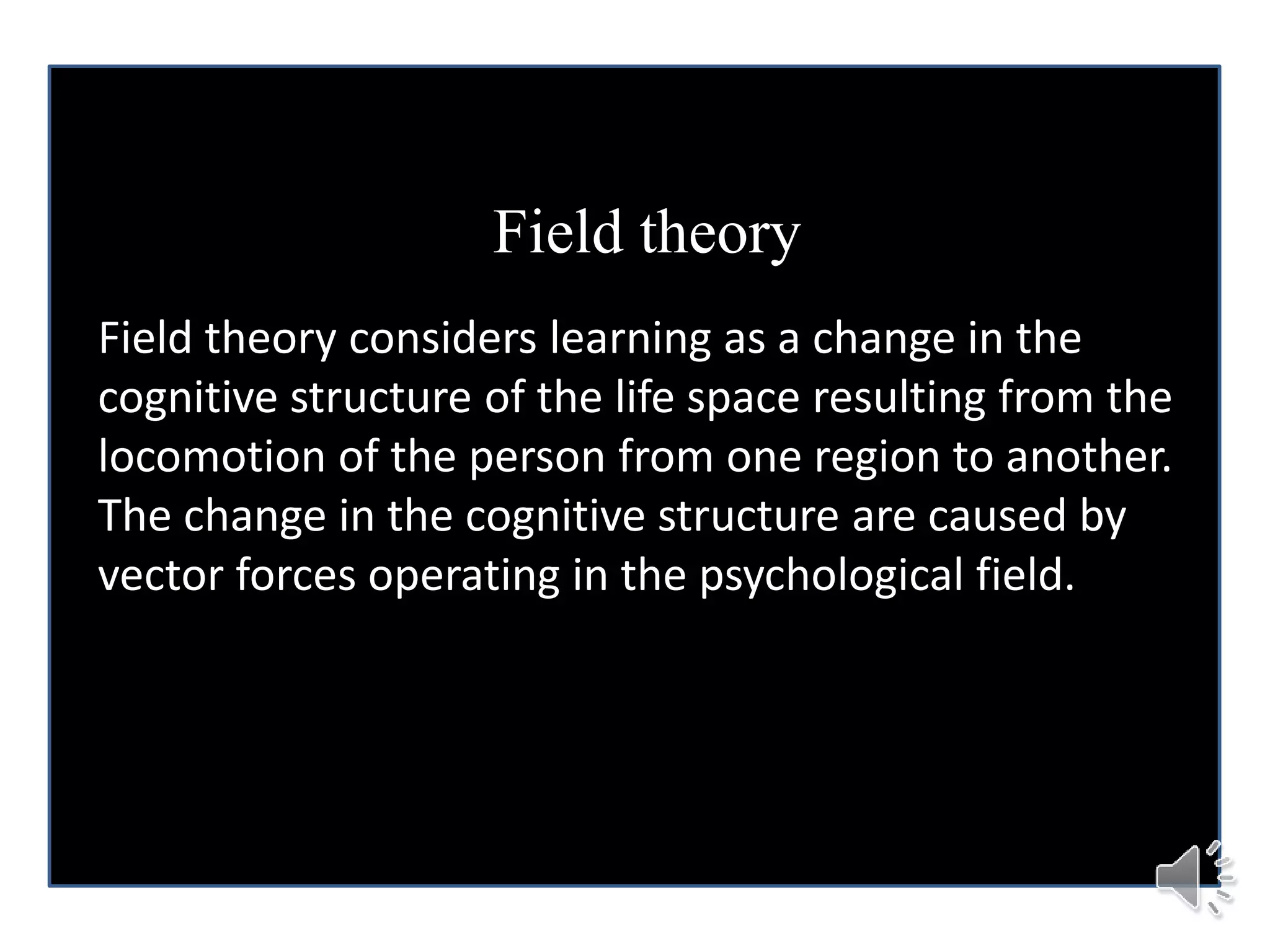 Kurt Lewin's Field Theory | PPTX