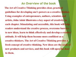 The Art off Creative Thinking by BA student.pptx
