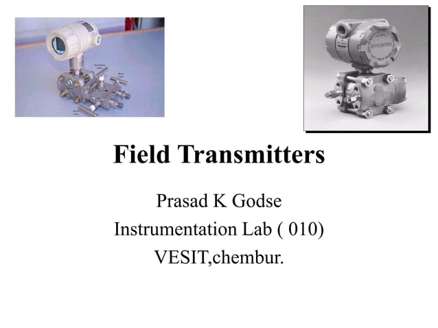 Field transmitters | PPT | Computer Peripherals | Computing