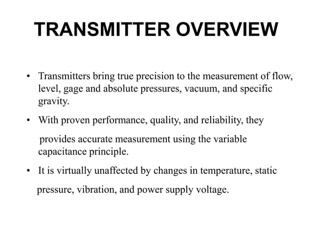 Field transmitters | PPT | Computer Peripherals | Computing