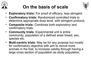 Field trials and clinical trials | PPT