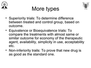 Field trials and clinical trials | PPT