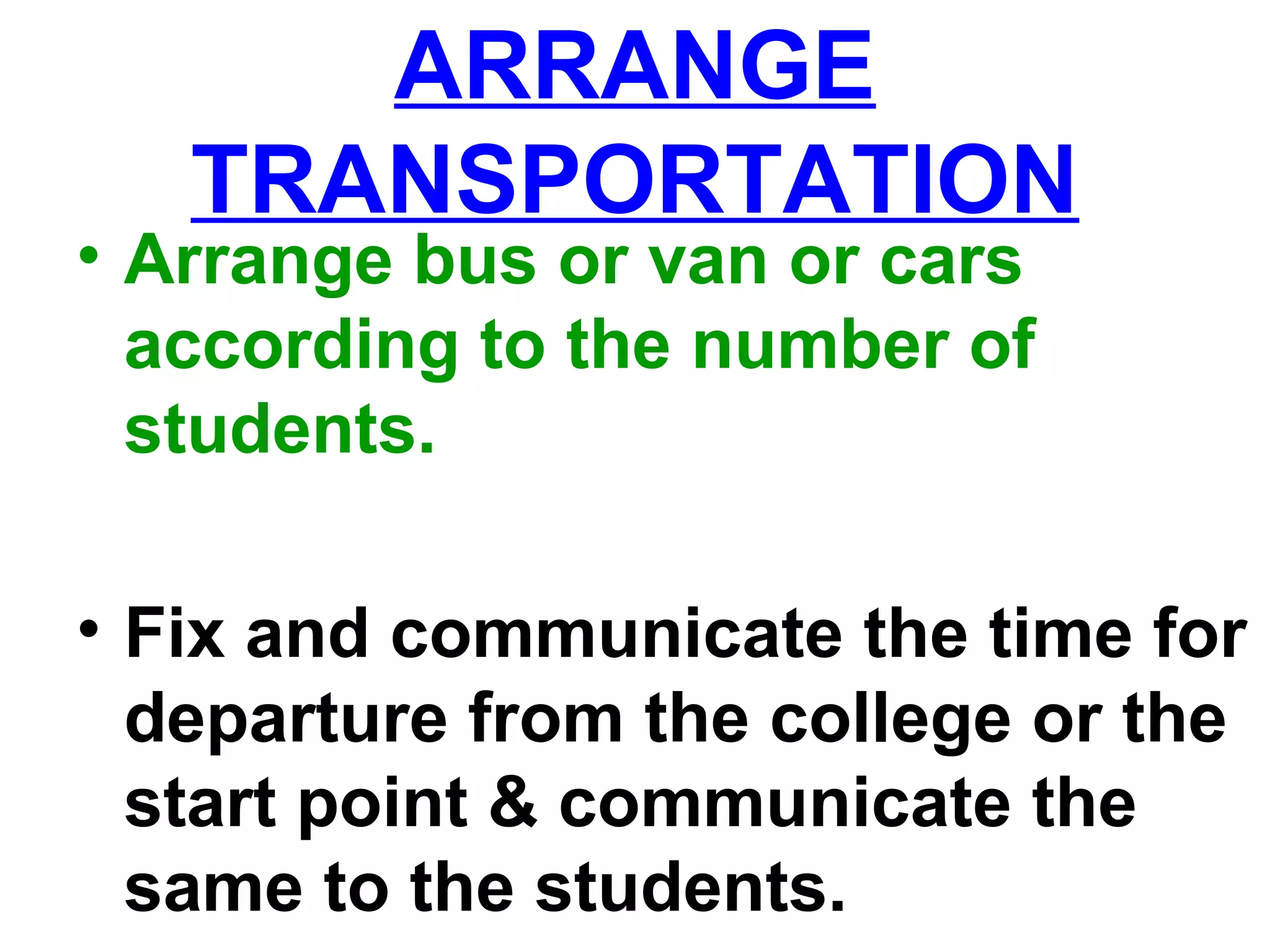 Fieldtrip 140806022917-phpapp02 | PPT | Travel Preparation and Advice ...