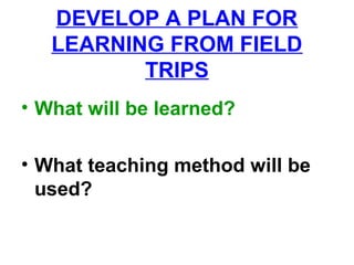 Fieldtrip 140806022917-phpapp02 | PPT