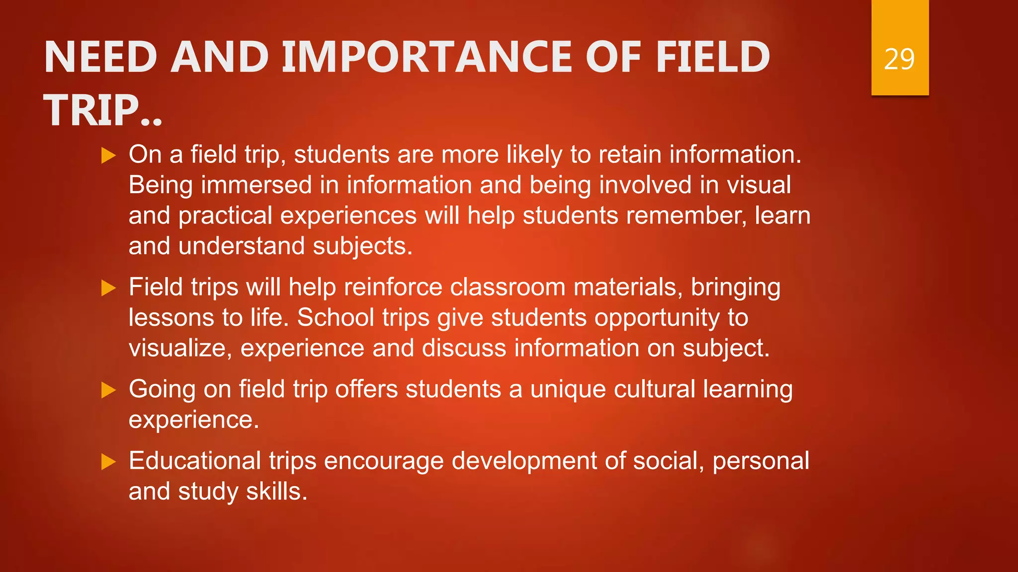 Field trip | PPTX