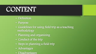 Field trip | PPTX
