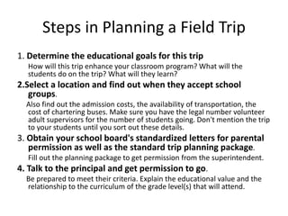 Field trip, 21 9 | PPTX