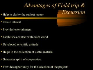 Field trip and excursion | PPT