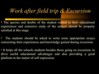 Field trip and excursion | PPT