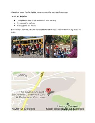 Field trip at the living desert | PDF