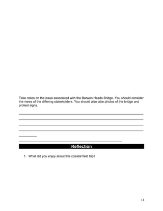 Coastal Fieldwork Booklet | DOC