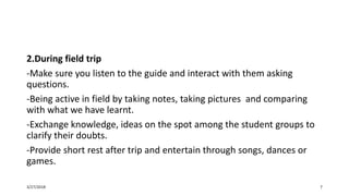 Field trip method of Health Education | PPTX