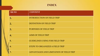 Field trip | PPTX