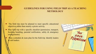 Field trip | PPTX