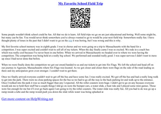 Field Trip Reflection | PDF