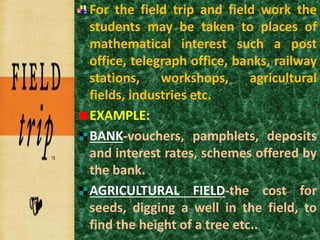 Field trips and games | PPTX