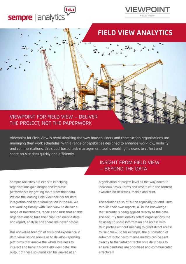 Field View Analytics - Sempre Analytics | PDF | Databases | Computer Software and Applications