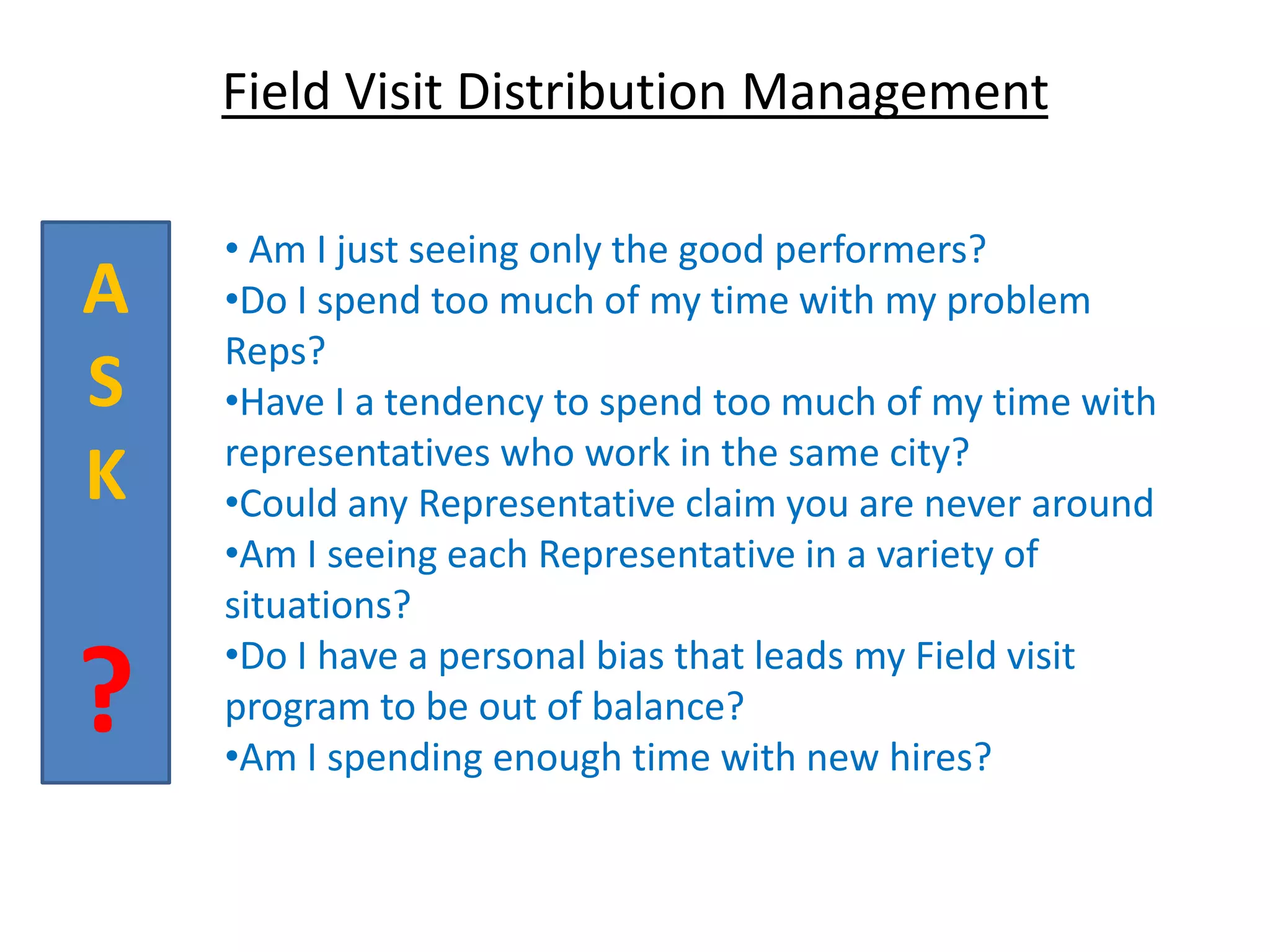 Field Visit Management | PPTX